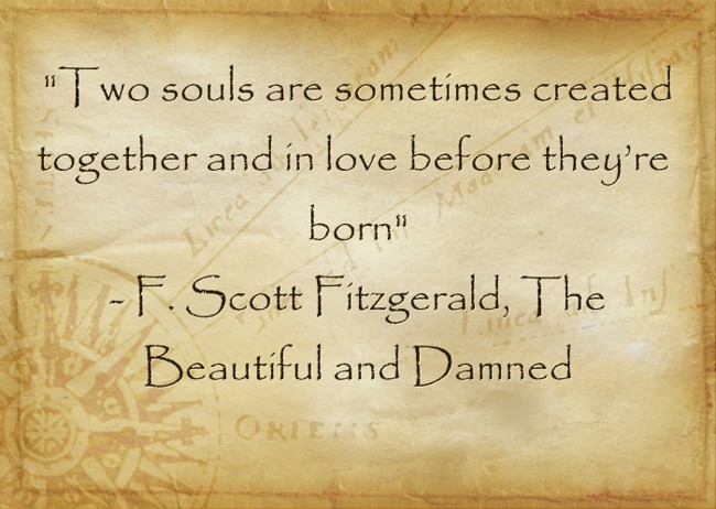 "Two souls are sometimes created together and in love - Quozio