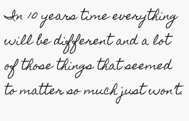 In 10 years time everything will be different and a lot of - Quozio