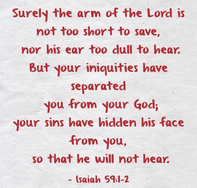Surely the arm of the Lord is not too short to save, nor - Quozio