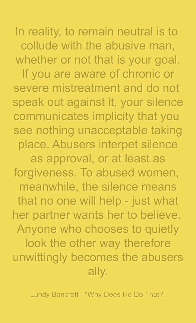 In reality, to remain neutral is to collude with the - Quozio