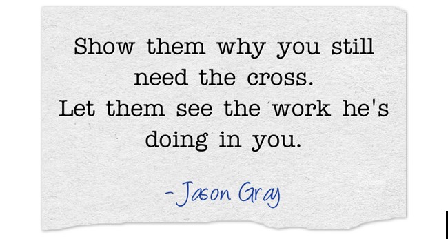 Show them why you still need the cross. Let them see the - Quozio