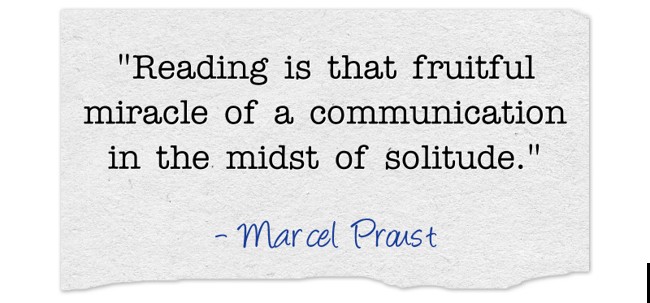 "Reading is that fruitful miracle of a communication in the - Quozio