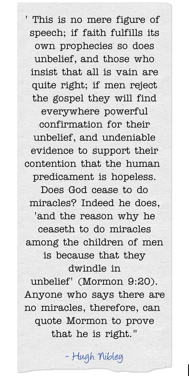 ' This is no mere figure of speech; if faith fulfills its - Quozio