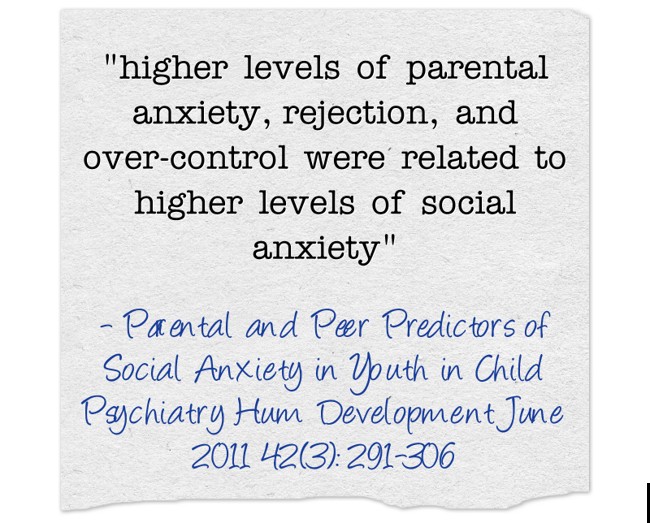 "higher levels of parental anxiety, rejection, and - Quozio
