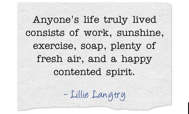 Anyone's life truly lived consists of work, sunshine, - Quozio