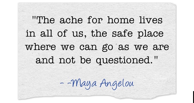 "The ache for home lives in all of us, the safe place where - Quozio