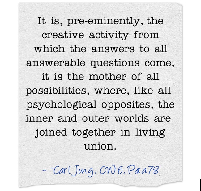 It is, pre-eminently, the creative activity from which the - Quozio