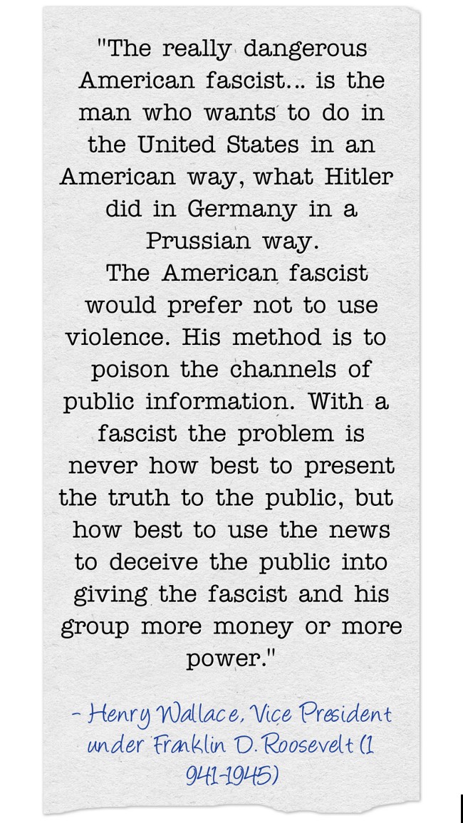 "The really dangerous American fascist... is the man who - Quozio
