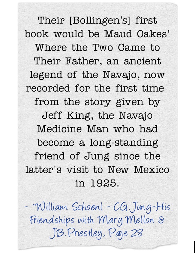 Their [Bollingen’s] first book would be Maud Oakes' Where - Quozio