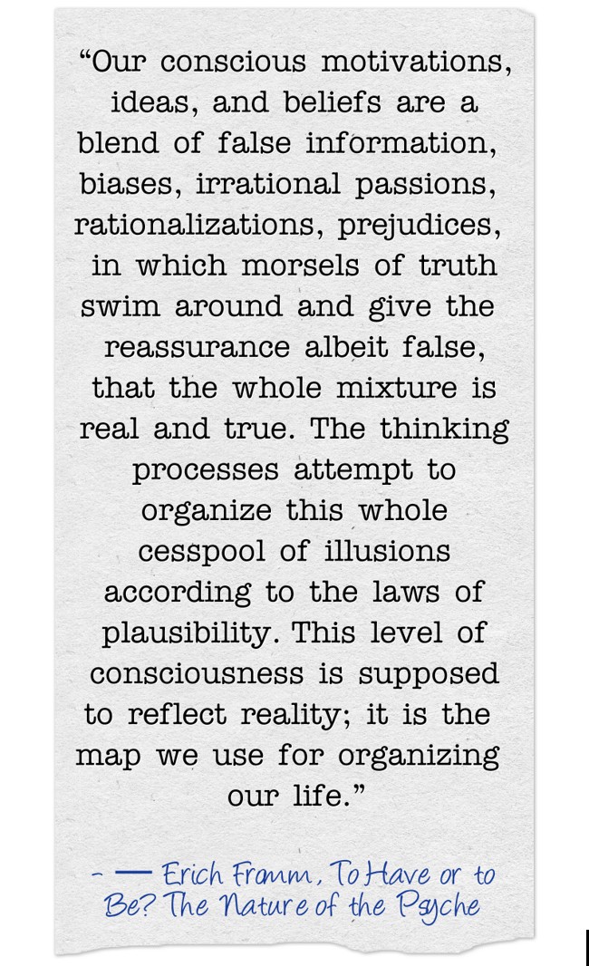 “Our conscious motivations, ideas, and beliefs are a blend - Quozio