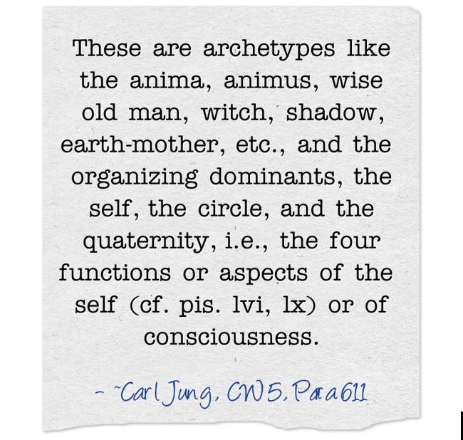 These are archetypes like the anima, animus, wise old man, - Quozio