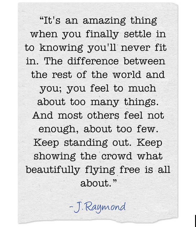 “It's an amazing thing when you finally settle in to - Quozio