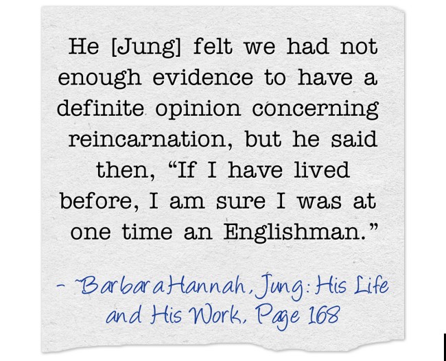 He [Jung] felt we had not enough evidence to have a - Quozio