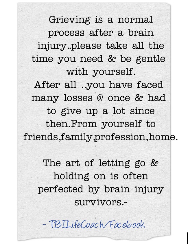 Grieving is a normal process after a brain injury..please - Quozio