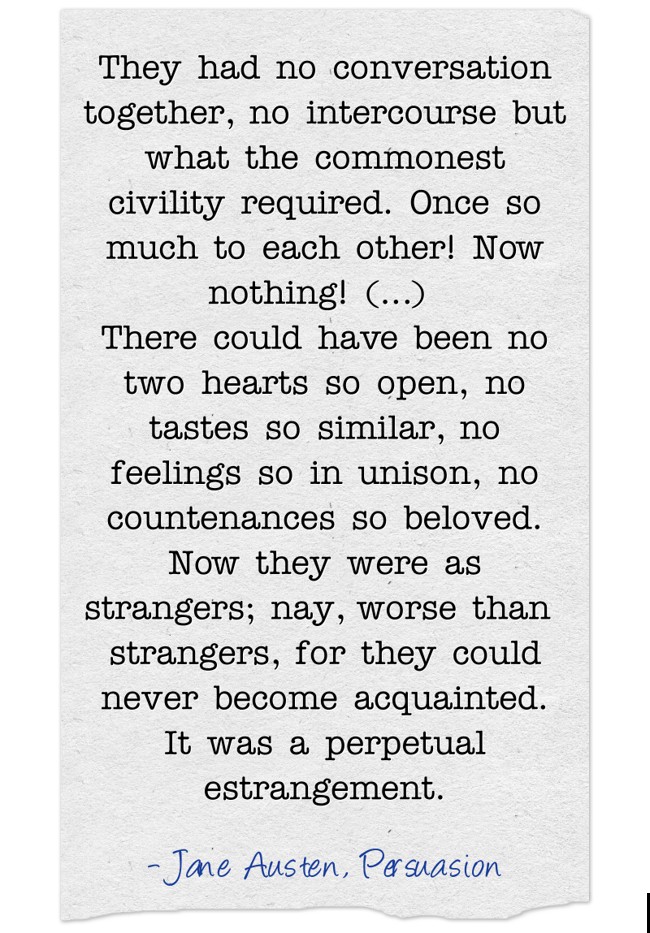 They had no conversation together, no intercourse but what - Quozio