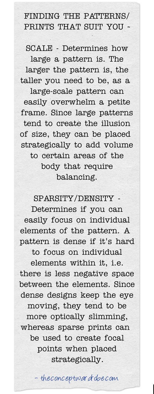 FINDING THE PATTERNS/PRINTS THAT SUIT YOU ~ SCALE - - Quozio