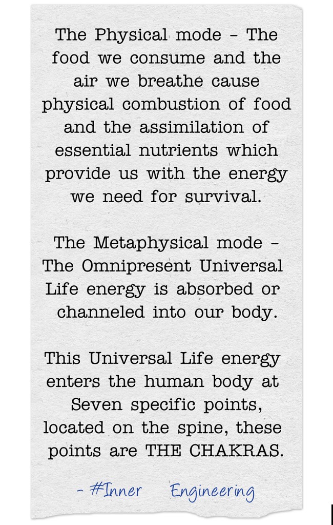 The Physical mode – The food we consume and the air we - Quozio