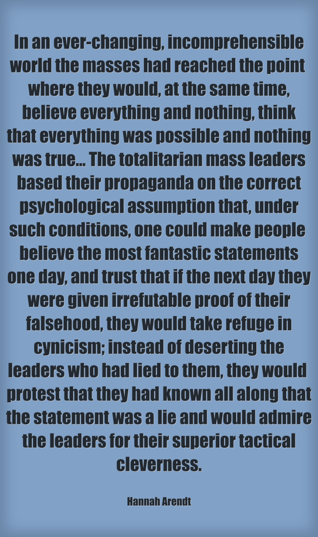 In an ever-changing, incomprehensible world the masses had - Quozio