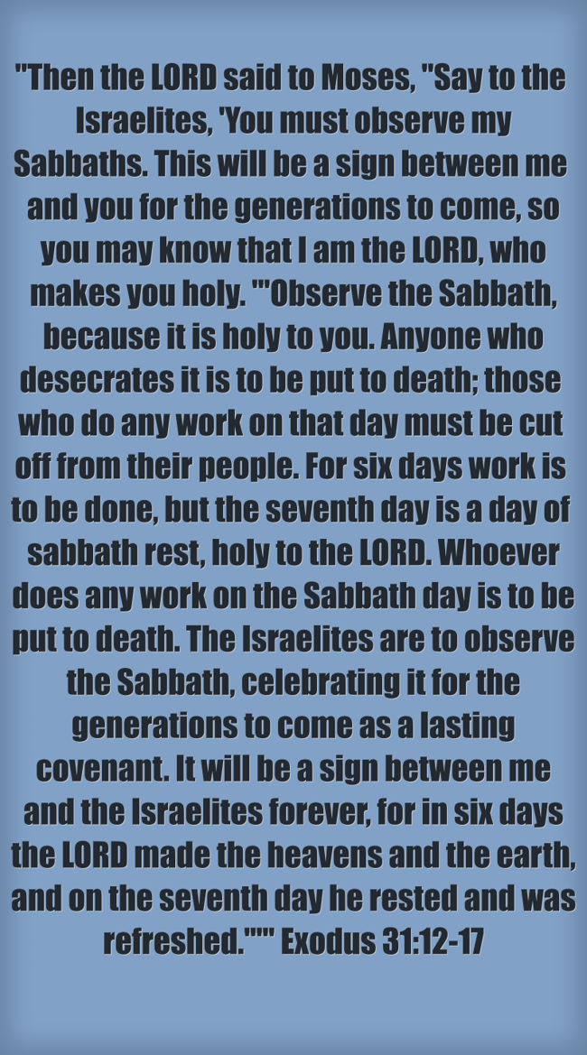 "Then the LORD said to Moses, "Say to the Israelites, 'You - Quozio
