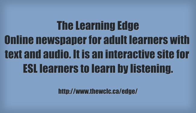 The Learning Edge Online newspaper for adult learners with - Quozio