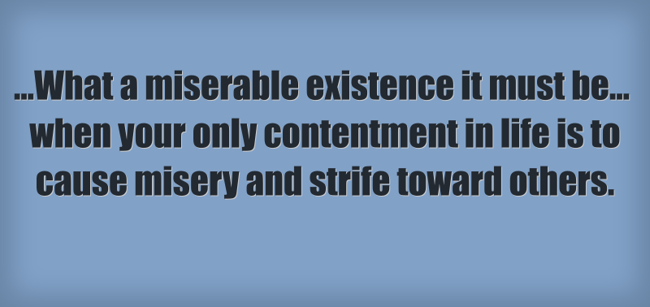 ...What a miserable existence it must be... when your only - Quozio
