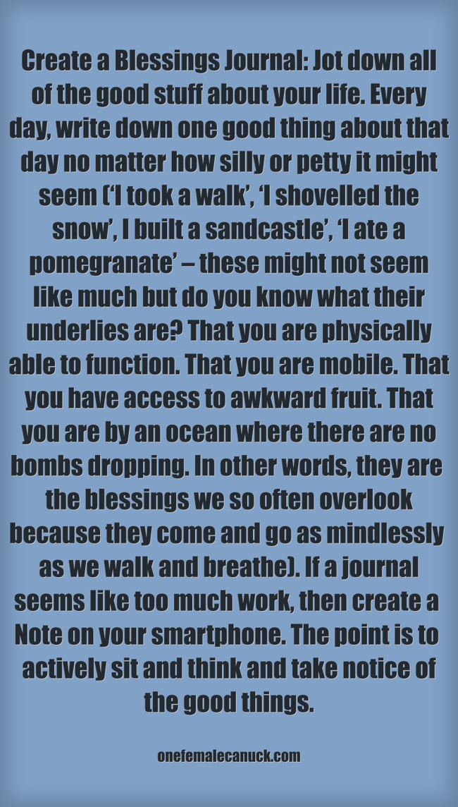 Create a Blessings Journal: Jot down all of the good stuff - Quozio