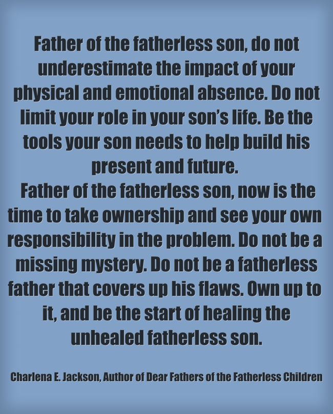 Father of the fatherless son, do not underestimate the - Quozio