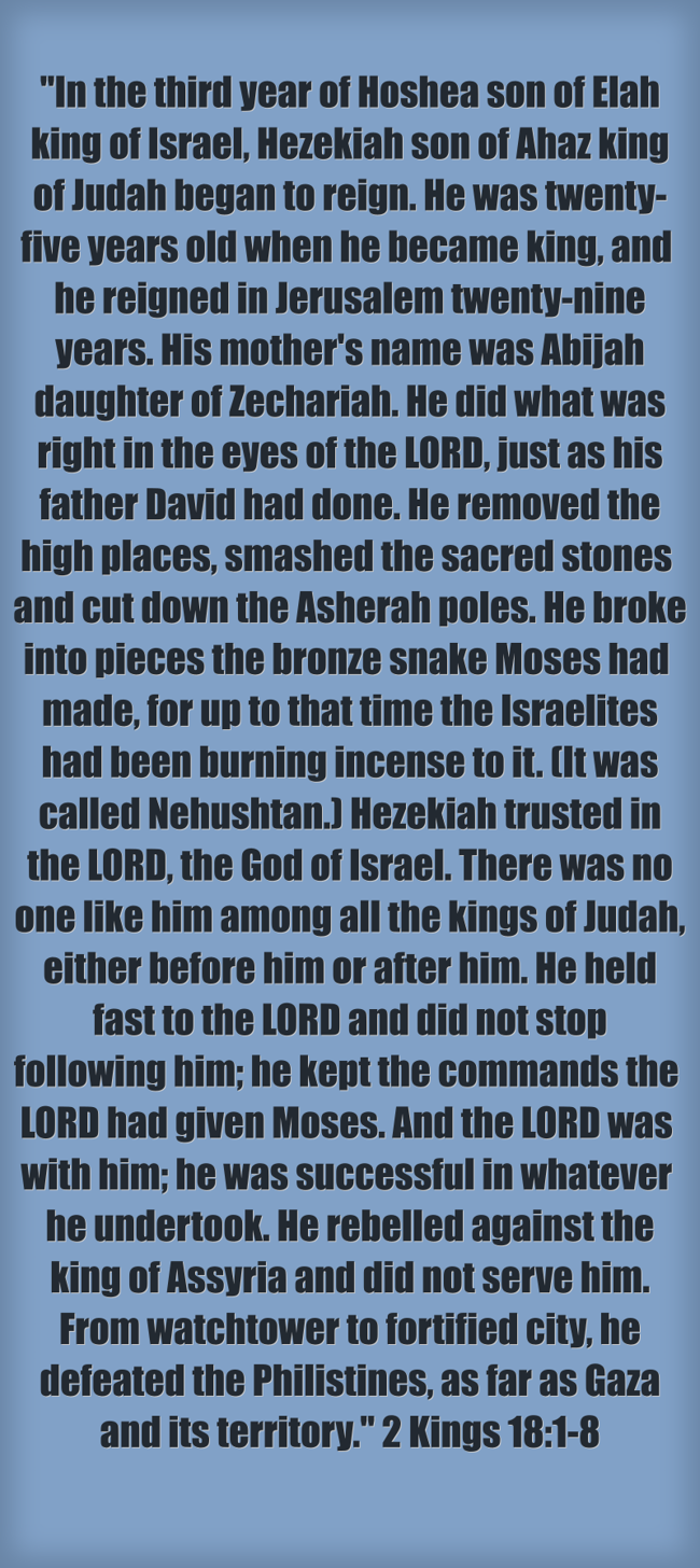 "In the third year of Hoshea son of Elah king of Israel, - Quozio