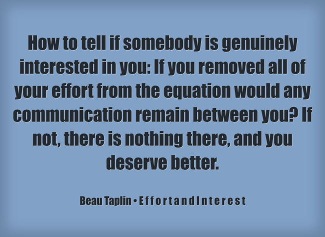 How to tell if somebody is genuinely interested in you: If - Quozio