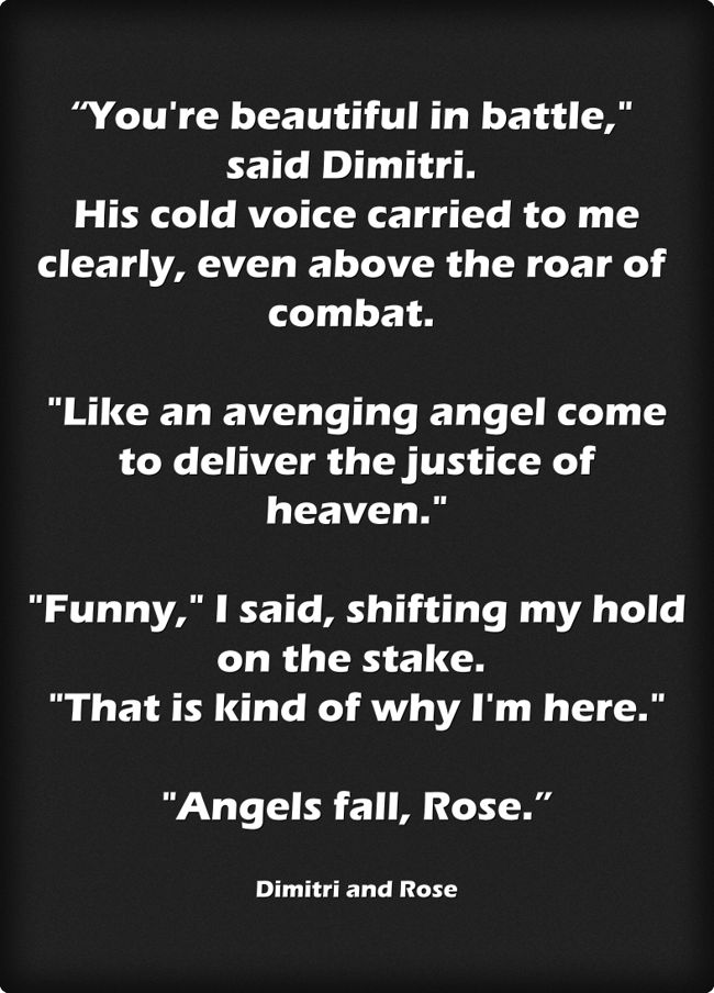“You're beautiful in battle," said Dimitri. His cold voice - Quozio