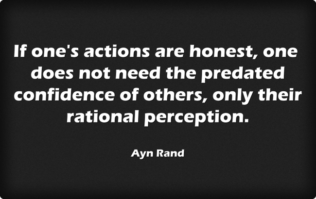 If one's actions are honest, one does not need the predated - Quozio