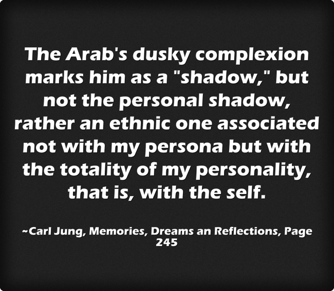The Arab's dusky complexion marks him as a "shadow," but - Quozio