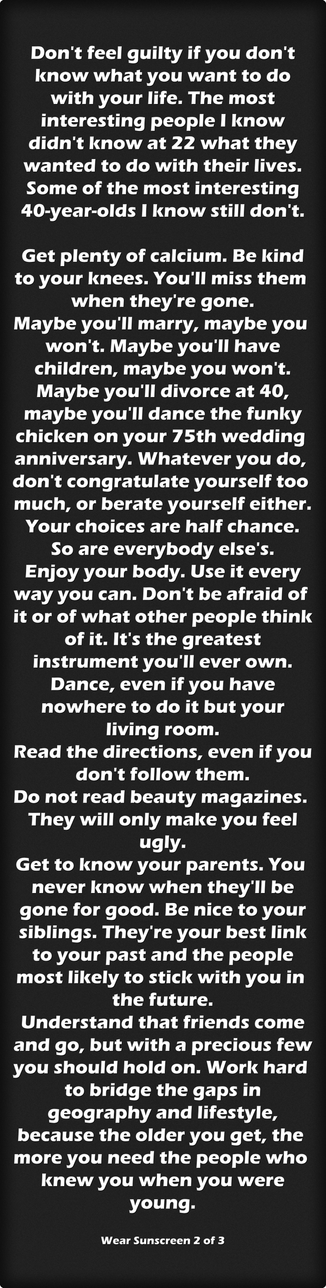 Don't feel guilty if you don't know what you want to do - Quozio