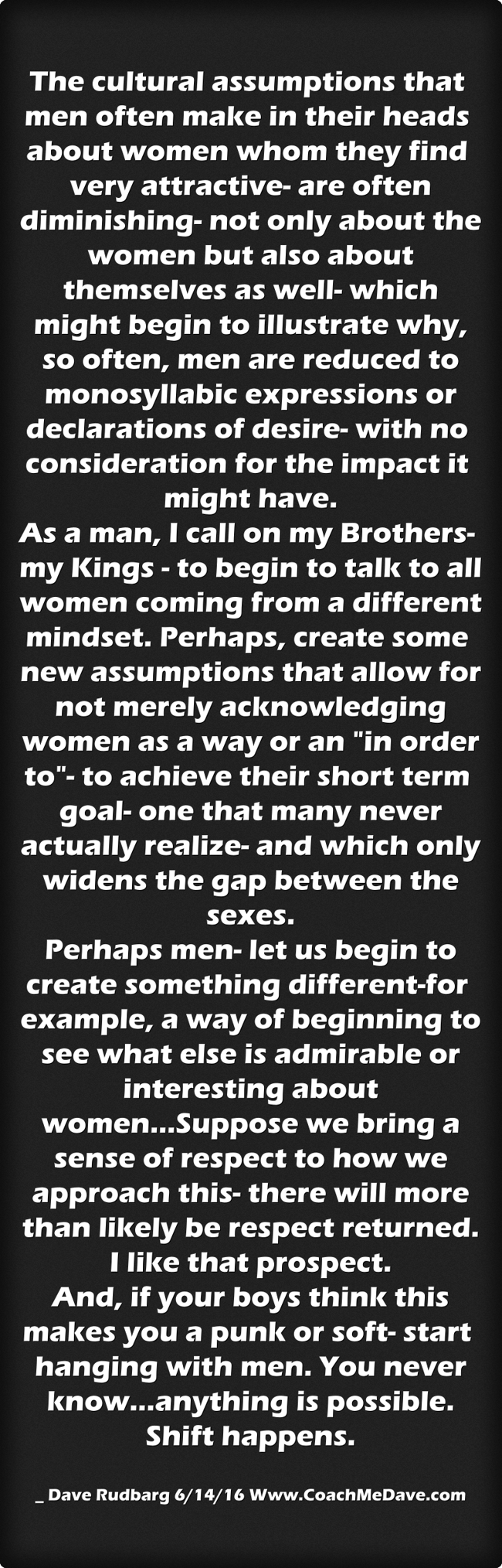 The cultural assumptions that men often make in their heads - Quozio