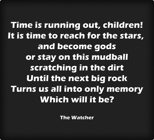 Time is running out, children! It is time to reach for the - Quozio