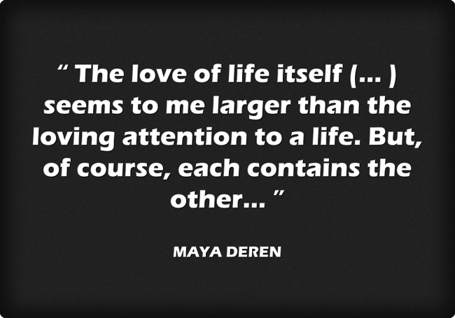 The love of life itself (… ) seems to me larger than the - Quozio