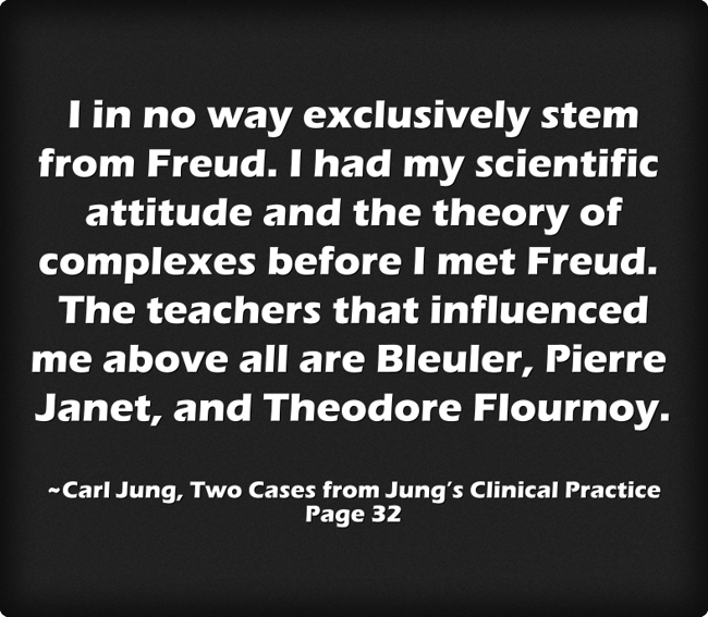 I in no way exclusively stem from Freud. I had my - Quozio