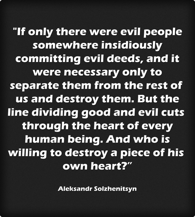 "If only there were evil people somewhere insidiously - Quozio