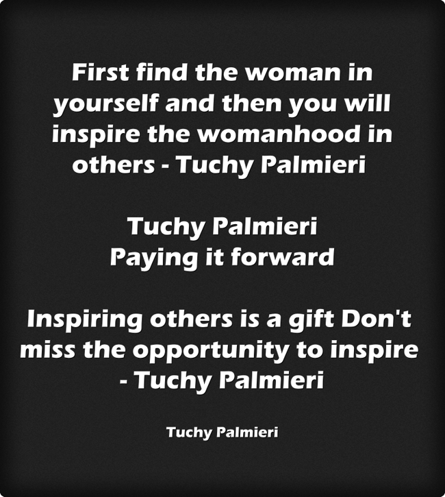First find the woman in yourself and then you will inspire - Quozio