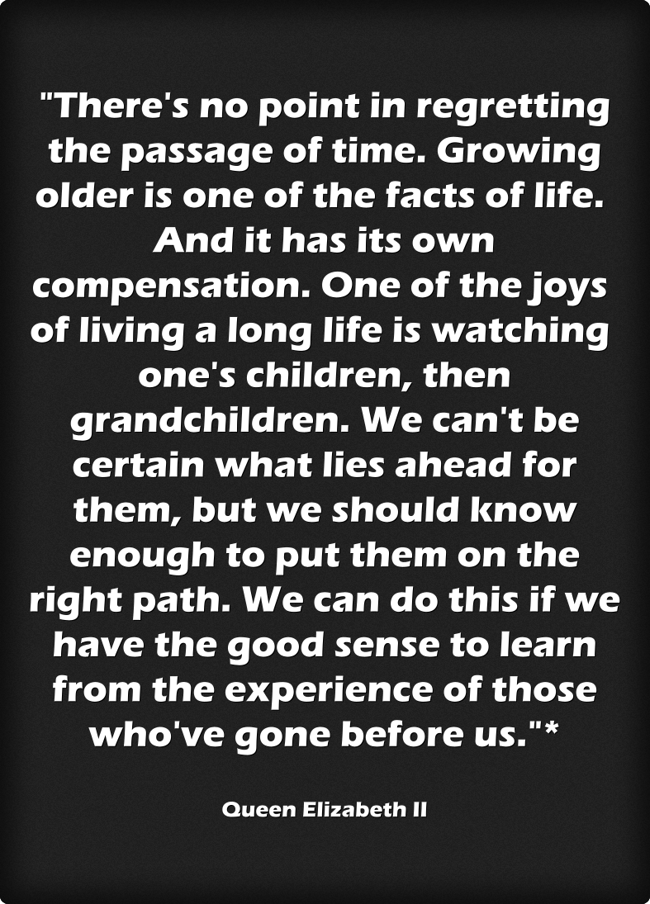 "There's no point in regretting the passage of time. - Quozio