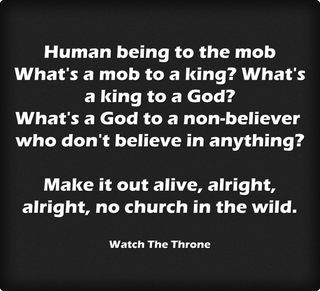 Human being to the mob What's a mob to a king? What's a - Quozio