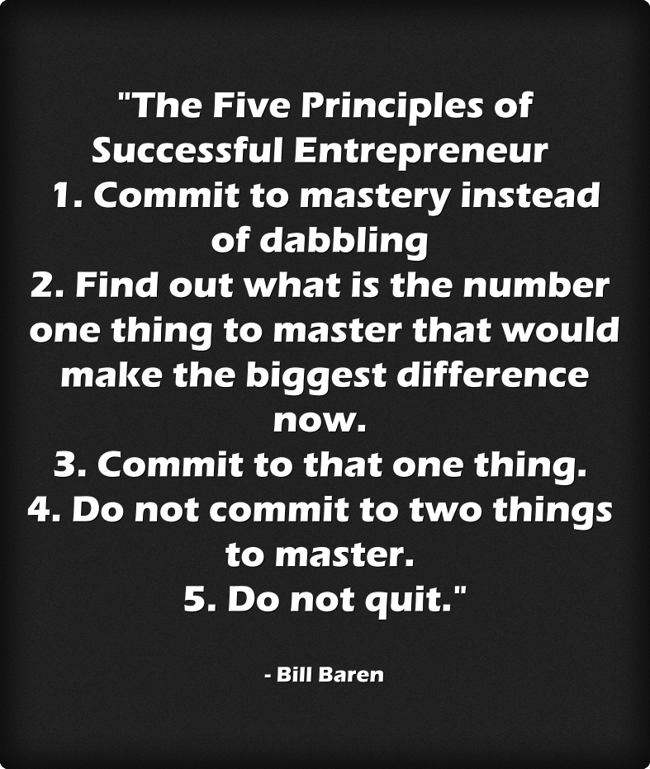"The Five Principles of Successful Entrepreneur 1. Commit - Quozio