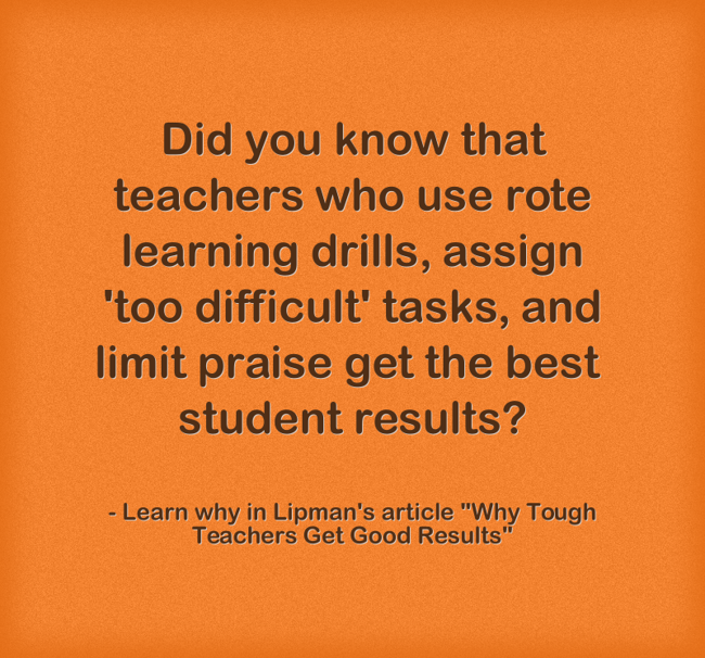 Did you know that teachers who use rote learning drills, - Quozio