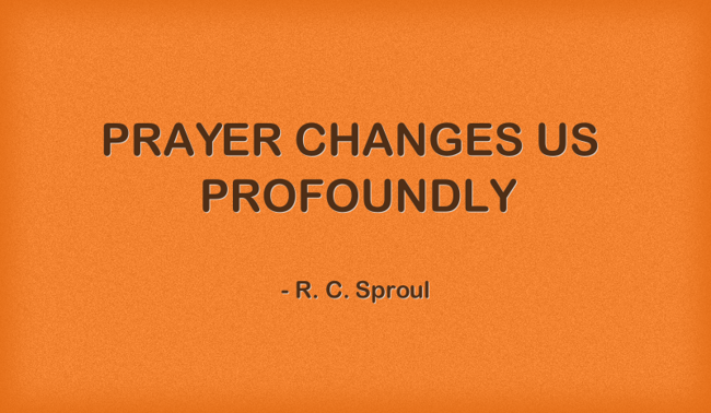 PRAYER CHANGES US PROFOUNDLY - Quozio