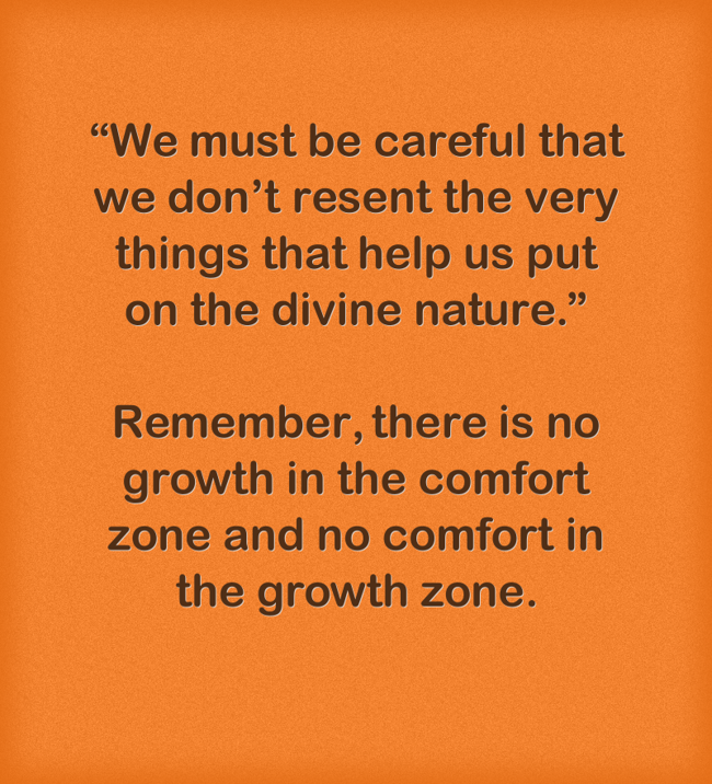 “We must be careful that we don’t resent the very things - Quozio