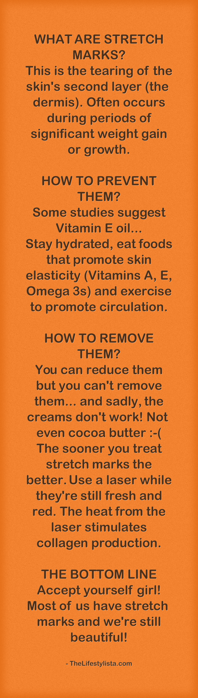 WHAT ARE STRETCH MARKS? This is the tearing of the skin's - Quozio
