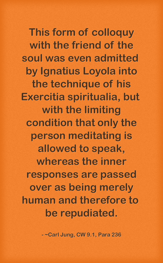This form of colloquy with the friend of the soul was even - Quozio