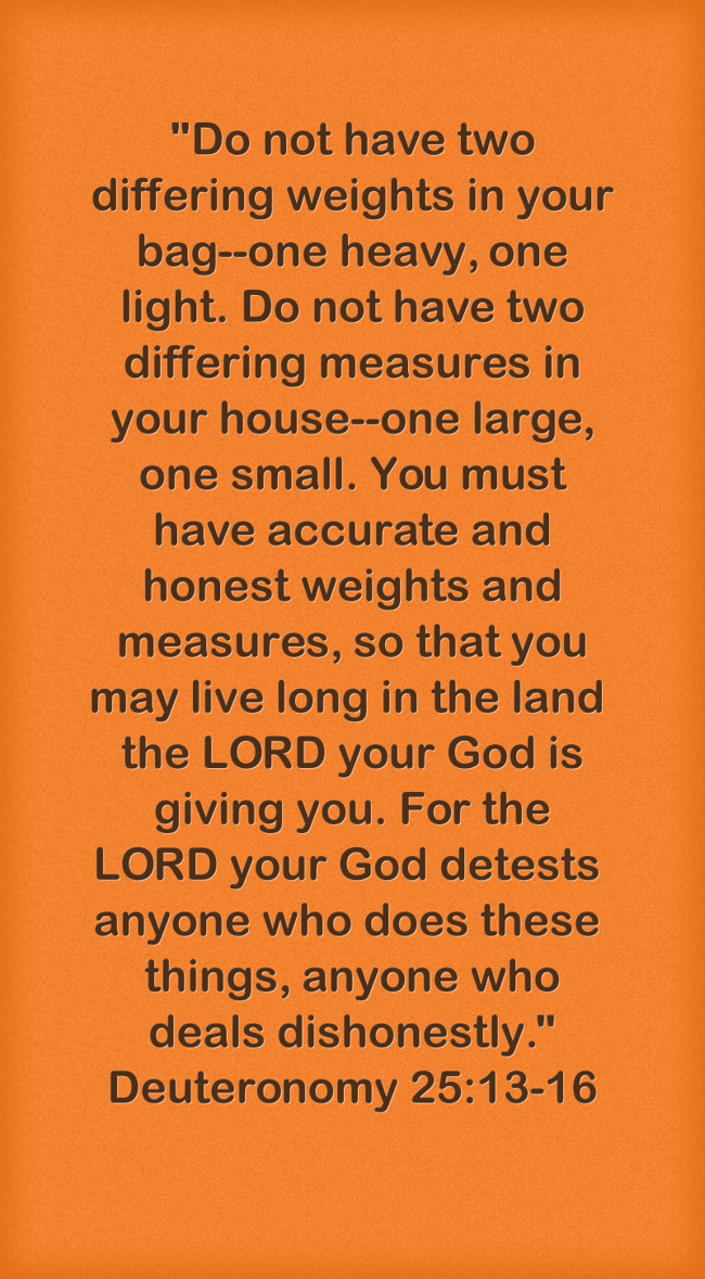 Do Not Have Two Differing Weights In Your Bag one Heavy Quozio do-not-have-two-differing-weights-in-your-bag-one-heavy-quozio