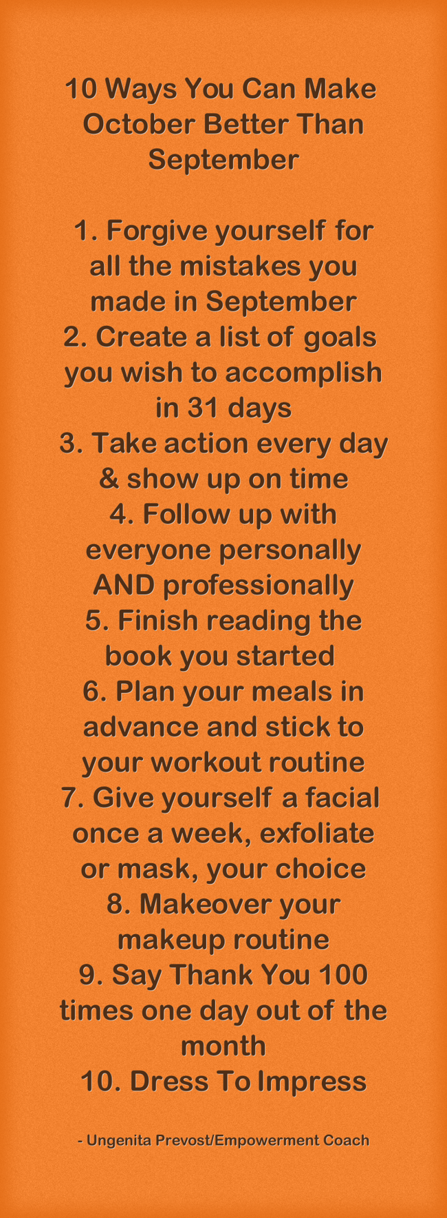 10 Ways You Can Make October Better Than September 1. - Quozio