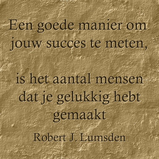 Een goede manier om jouw succes te meten, is het aantal - Quozio